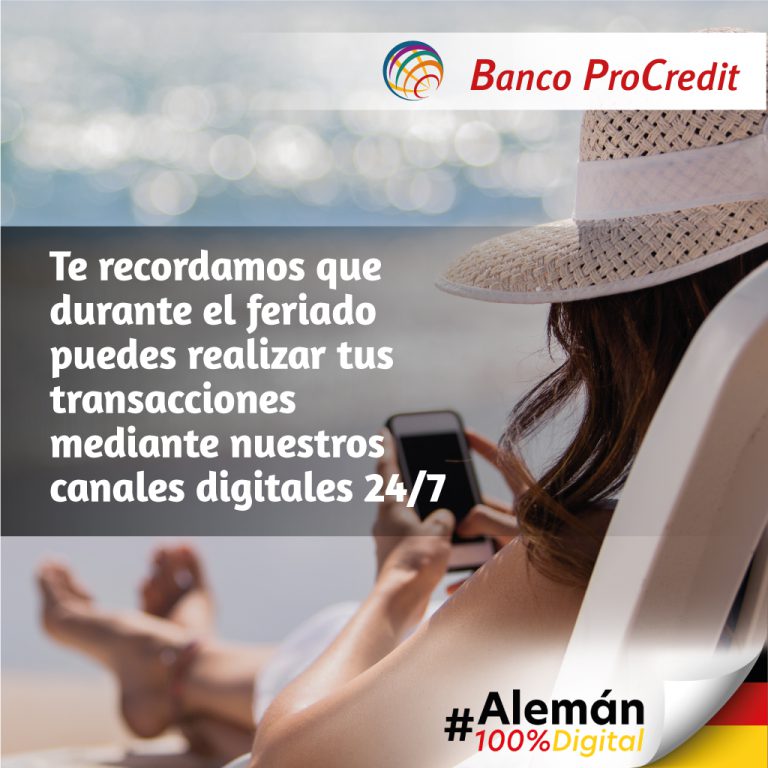 Cuenta Digital Banco ProCredit Ecuador - Banco ProCredit
