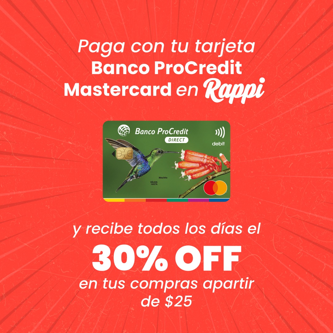 Banco ProCredit Ecuador card - Banco ProCredit