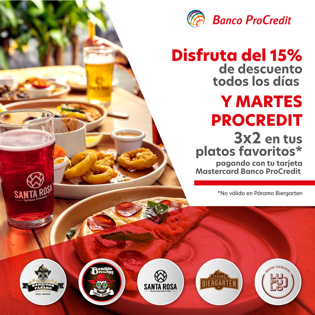 Tarjeta Banco ProCredit Ecuador - Banco ProCredit